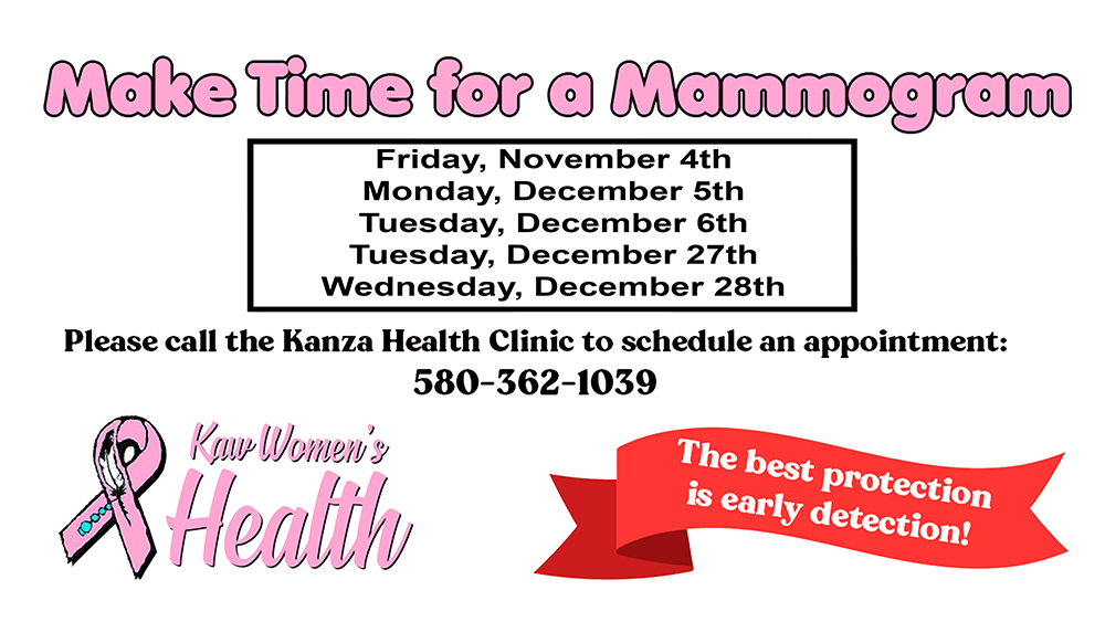 MOBILE MAMMOGRAM EVENTS | www.kawnation.gov