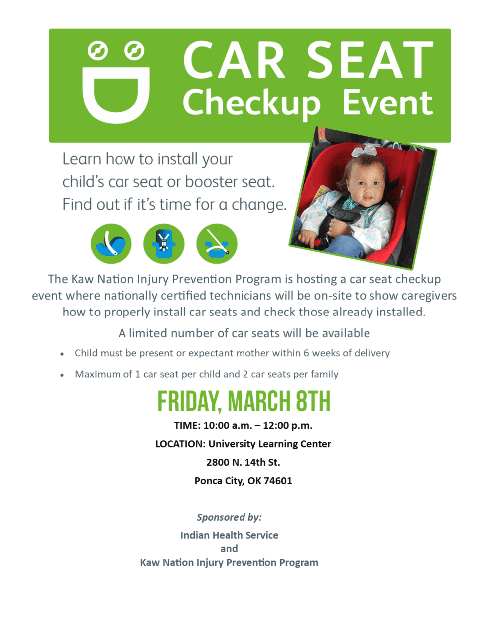 Car Seat Checkup Event | www.kawnation.gov