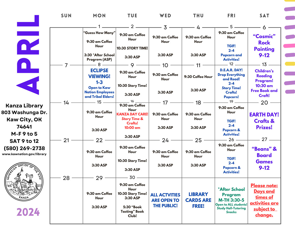 LIBRARY | www.kawnation.gov