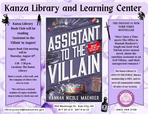 Kanza Library Book Club | www.kawnation.gov